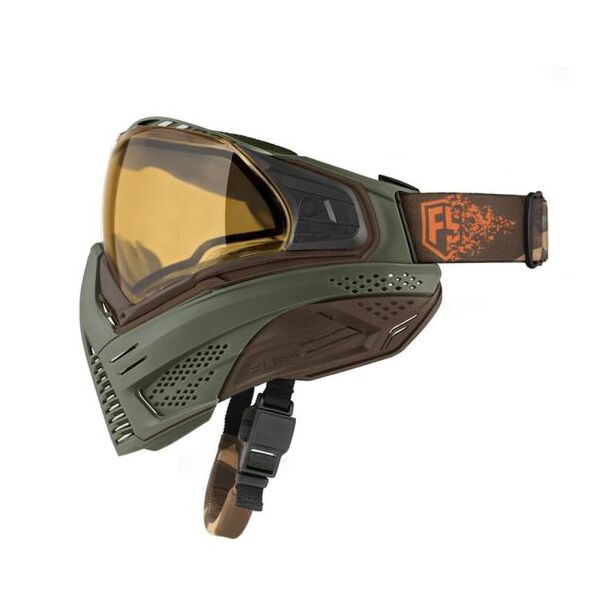 First Strike X Push Unite Mask - Olive/Brown
