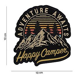 Fostex Happy Camper Embroided Patch (w/ Hook & Loop) available from BZ