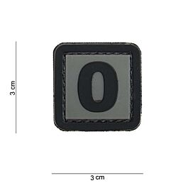 101 "0" Number 3D PVC Patch
