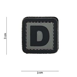101 "D" Letter 3D PVC Patch