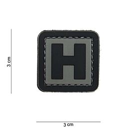101 "H" Letter 3D PVC Patch