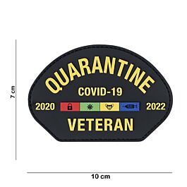 101 Quarantine COVID Veteran 3D PVC Patch available from BZ