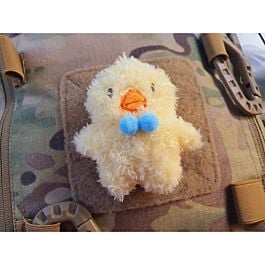 JTG Ducky Plush Patch (Velcro Backed) available from BZ