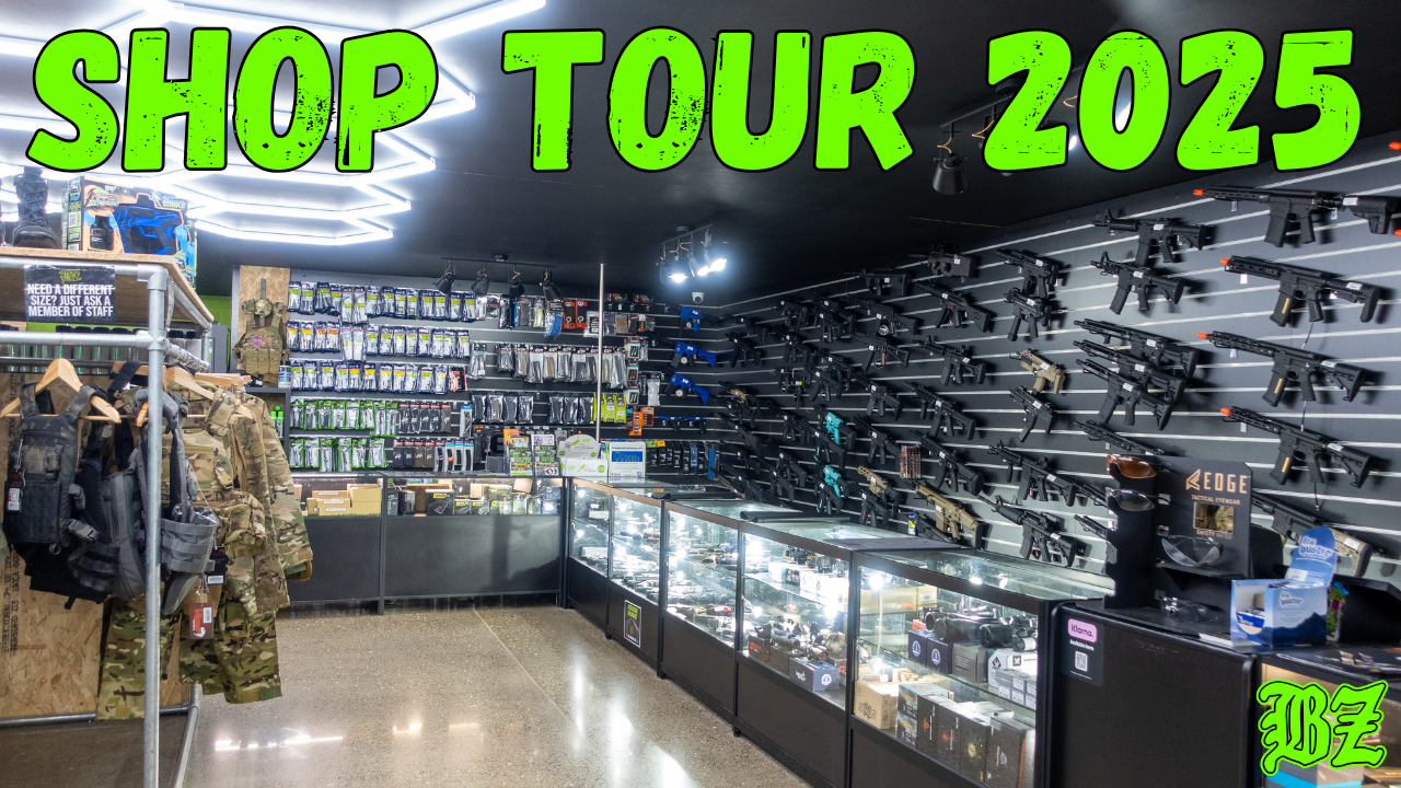 Airsoft & Paintball Shop Tour 2025 Edition: Inc. BZ Warehouse, Indoor ...