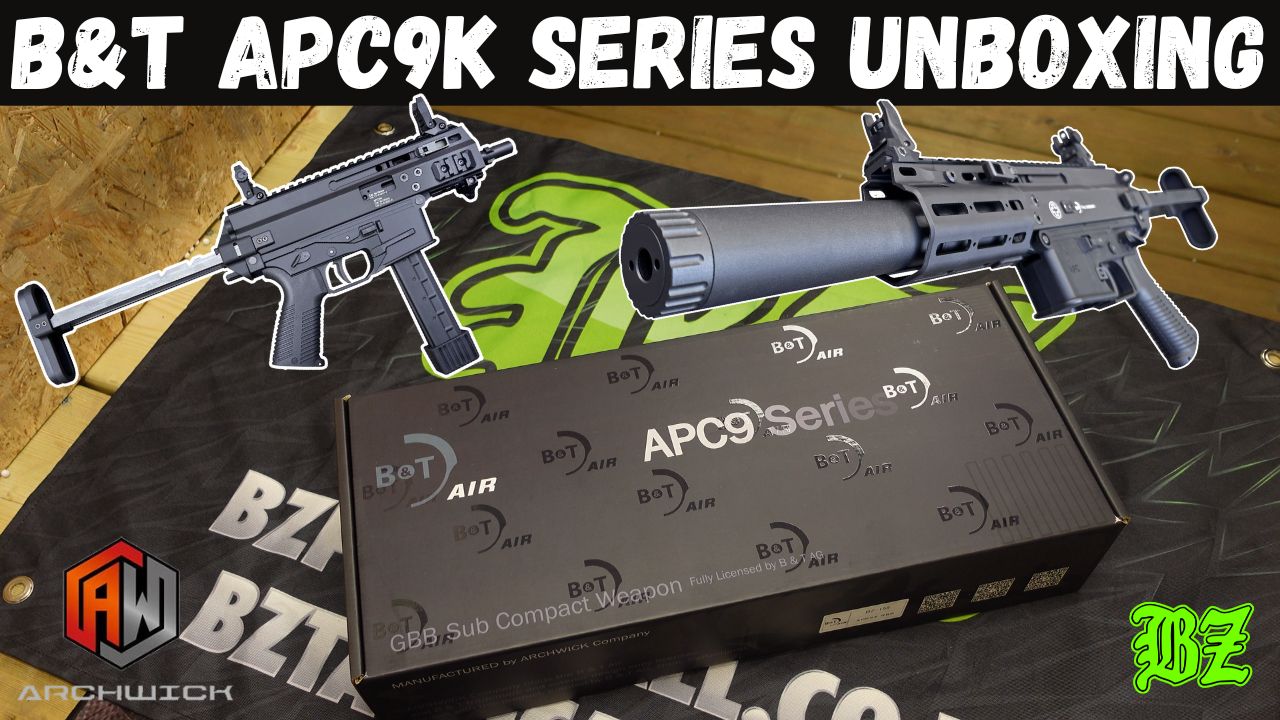 Airsoft Unboxing: Two Versions of the Archwick B&T APC9K (Pro + SD2 ...