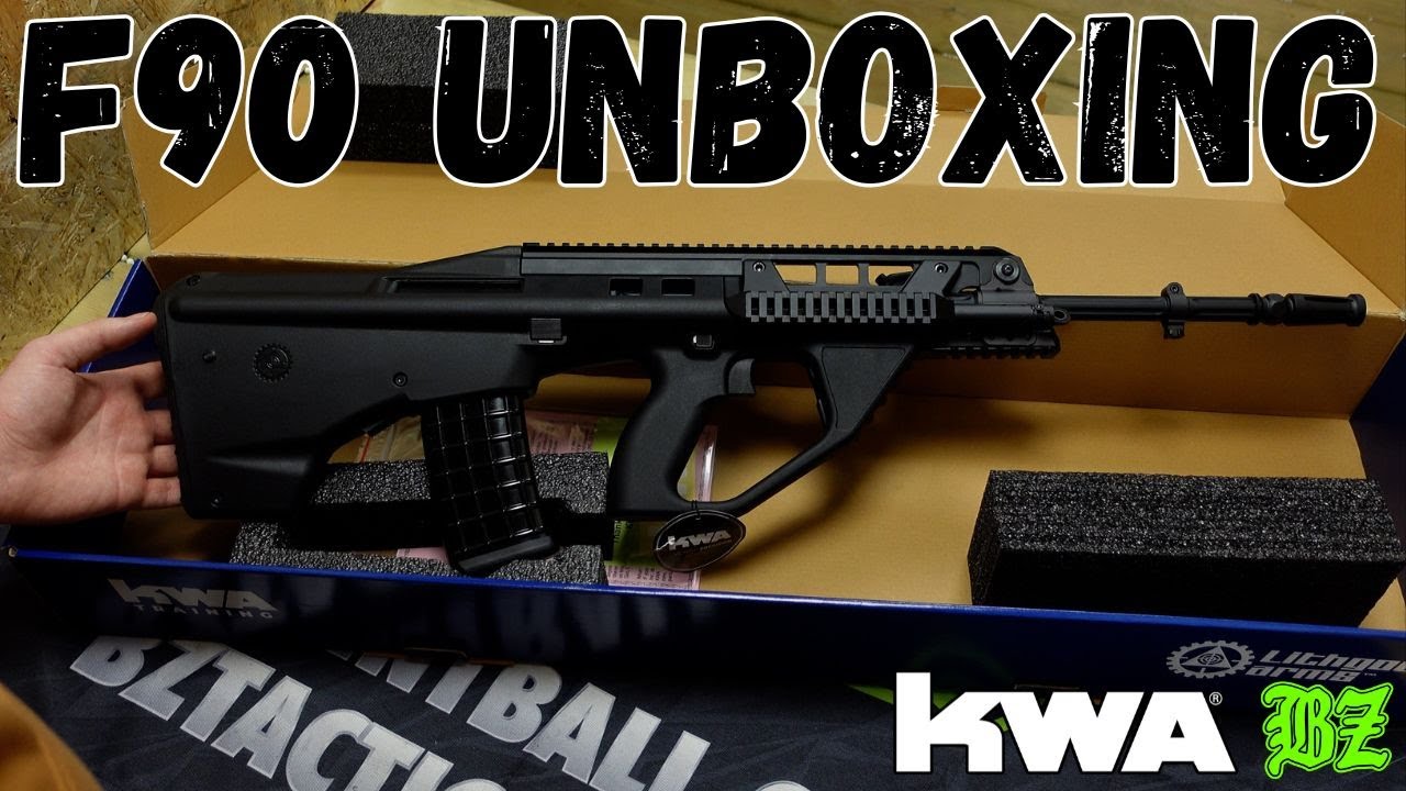 KWA Lithgow F90 Airsoft Unboxing - An Australian GBB Bullpup Beast - BZ ...